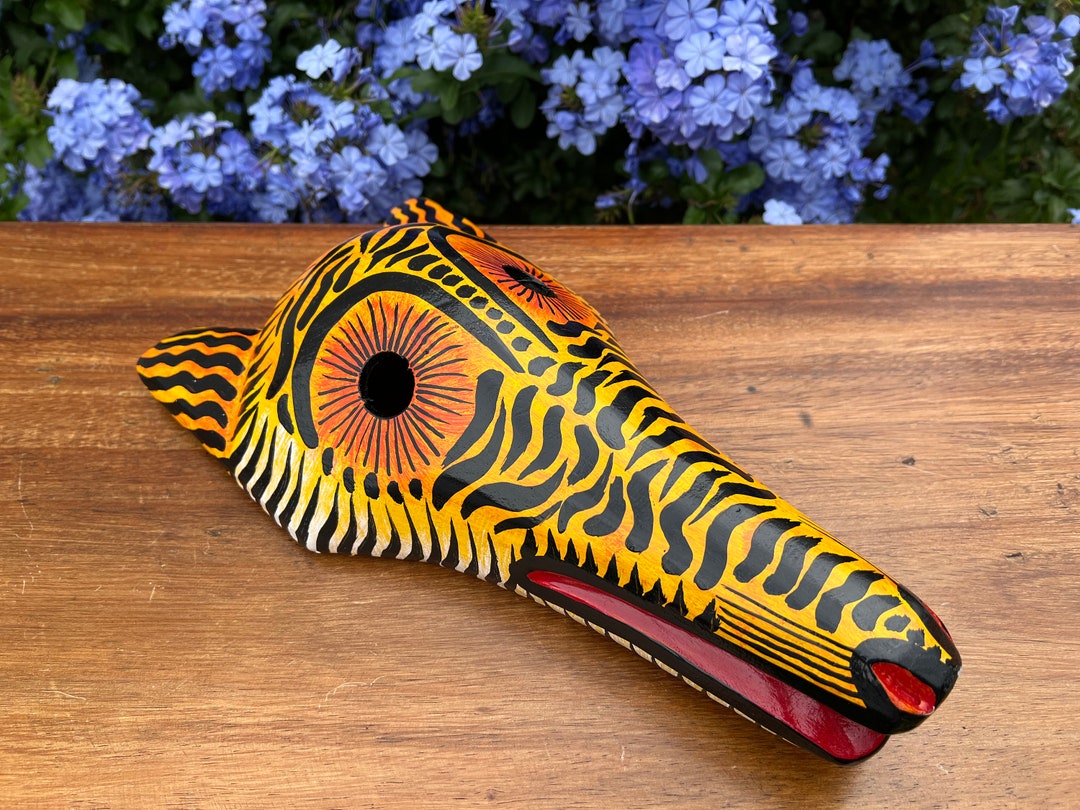 Pizote Coati Wooden Mask Handmade Wall Decor - Etsy