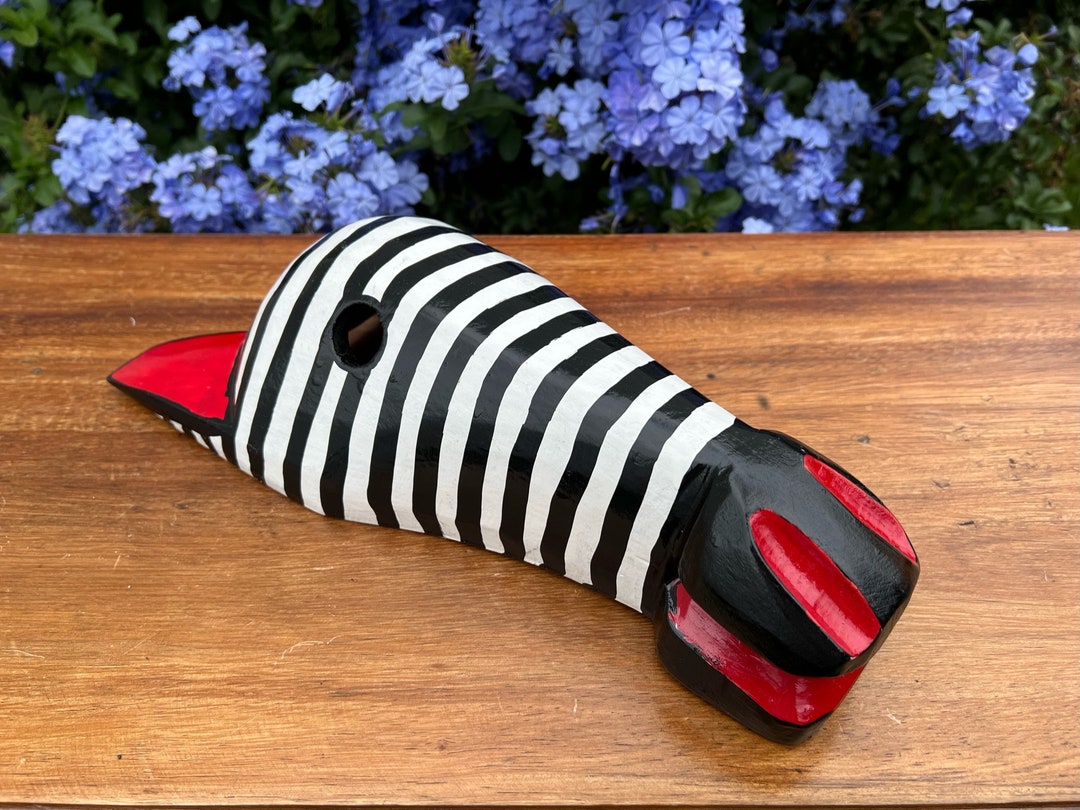 Zazzy Zebra Wooden Mask - Handmade Wall Decor - Etsy