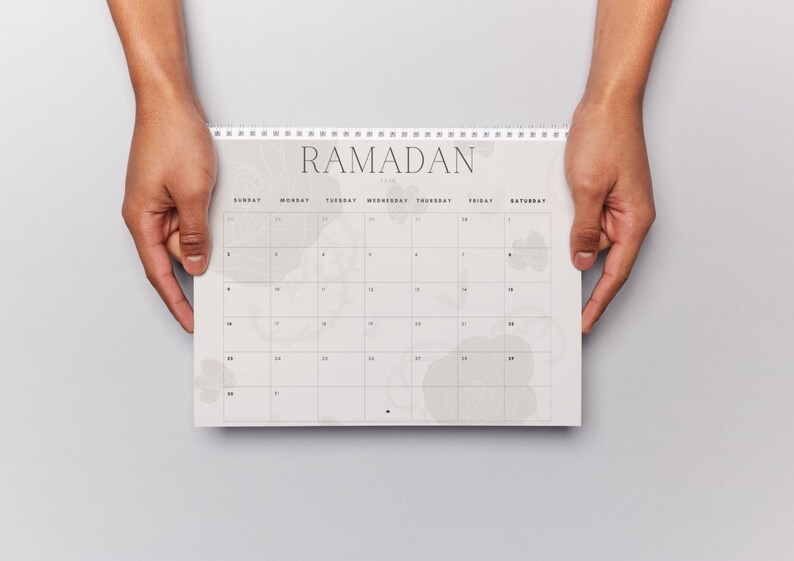 Calendrier du Ramadan 2025 imprimable, agenda du Ramadan, suivi du ...