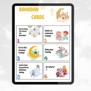 Ramadan Good Deeds Cards Printable Islamic Kids Activity Ramadan ...