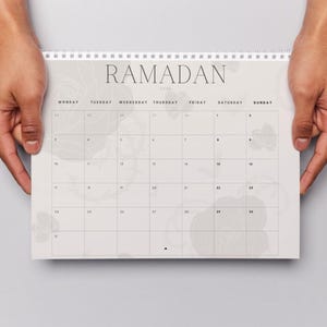 Calendrier du Ramadan 2025 imprimable, agenda du Ramadan, suivi du ...