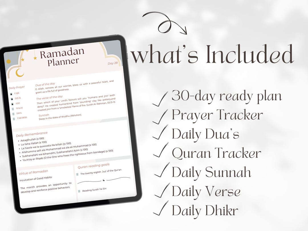 Ramadan Planner 2025 | Ramadan Countdown, Ramadan Planner PDF, Ramadan ...