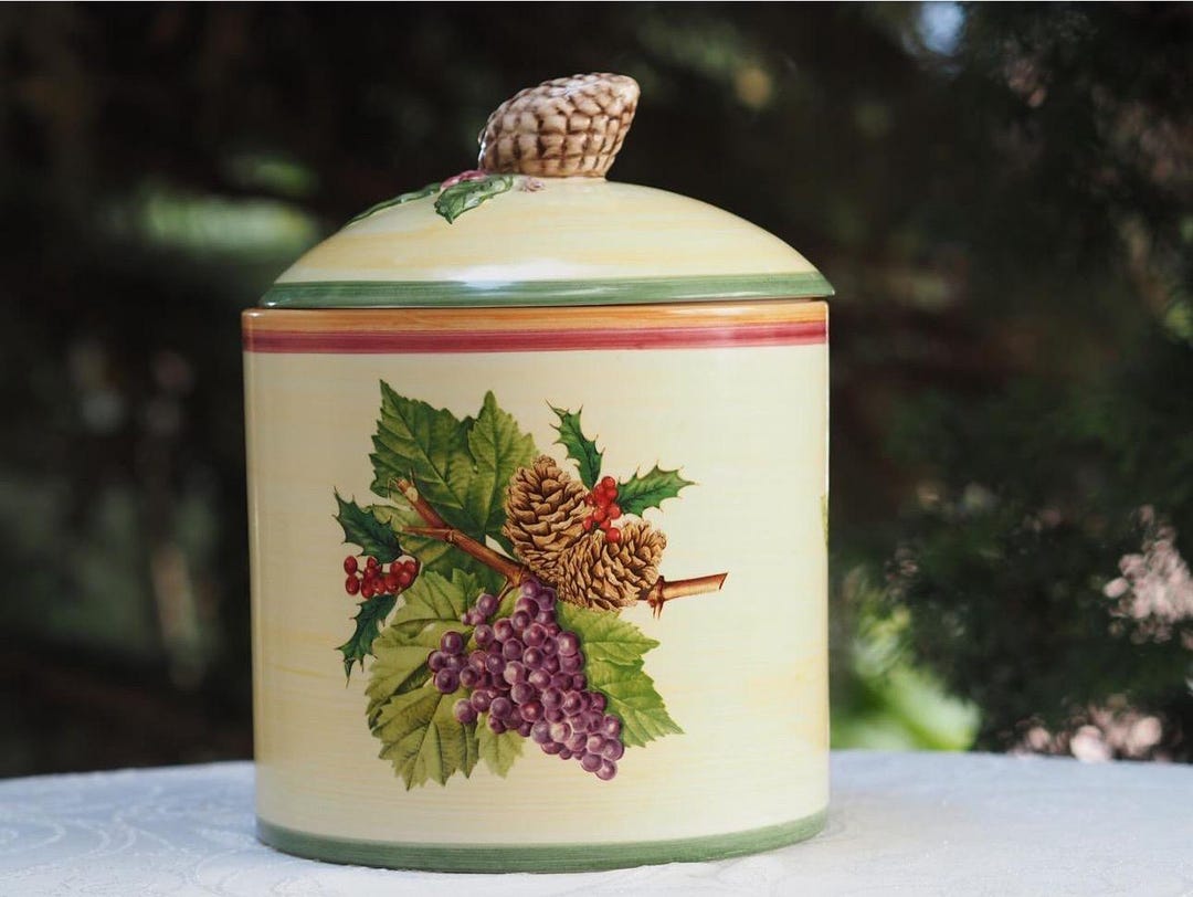 Villeroy & Boch French Noel Cookie Jar - Etsy
