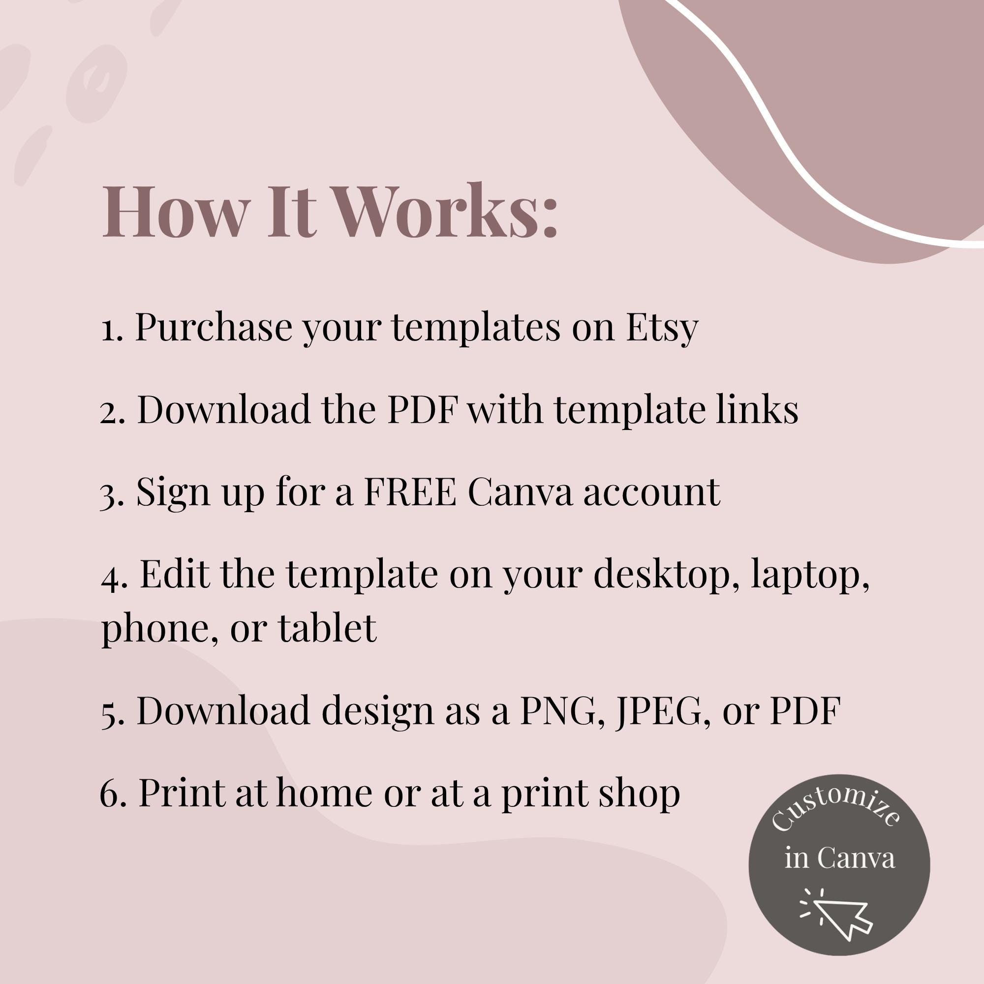 QR Code Price List Template | Small Business Sign (digital Download) - Etsy
