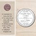 Boho Floral Cottage Food Label Template: Editable Circle Labels ...