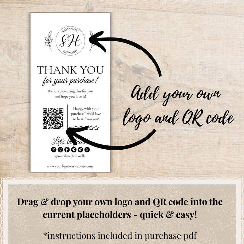 Box Label Template, Vintage Farmhouse Packaging Sticker for Small ...