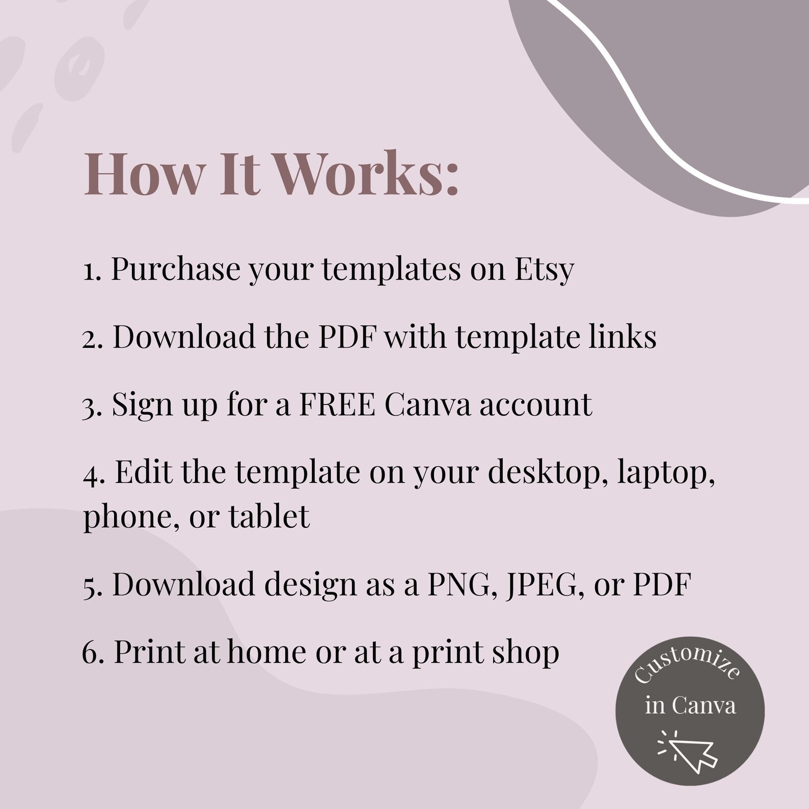 Boho-style Food Label Bundle: Editable Canva Templates (4 Colors ...