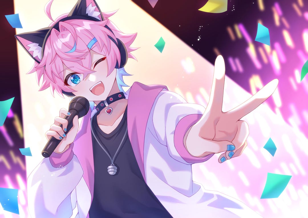 Anime Character Art Commission Custom Anime OC Original Anime Art ...