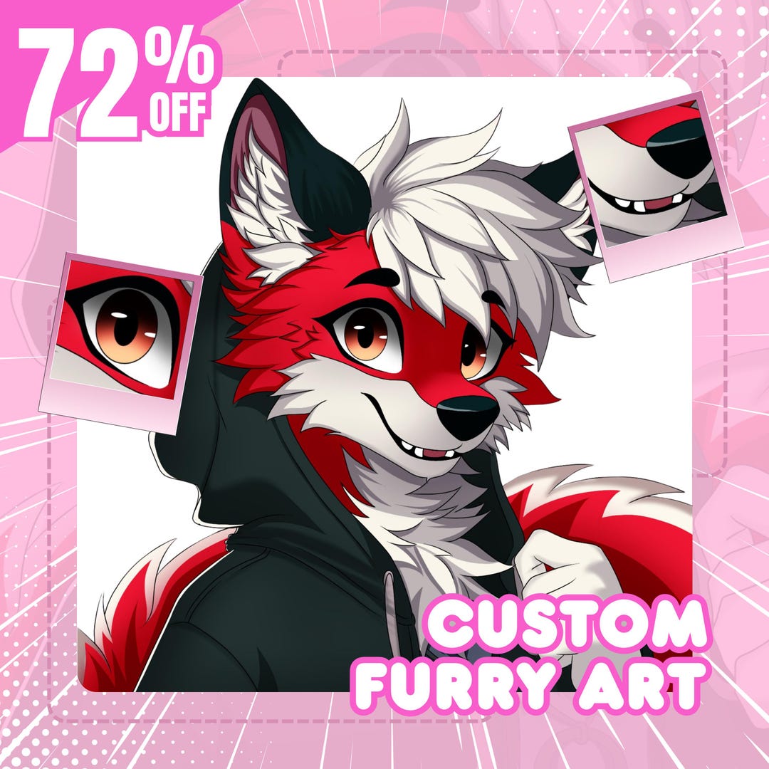 Custom Furry Art, Commission Furry Icon, Furry Ref, Furry Adopt, Furry ...