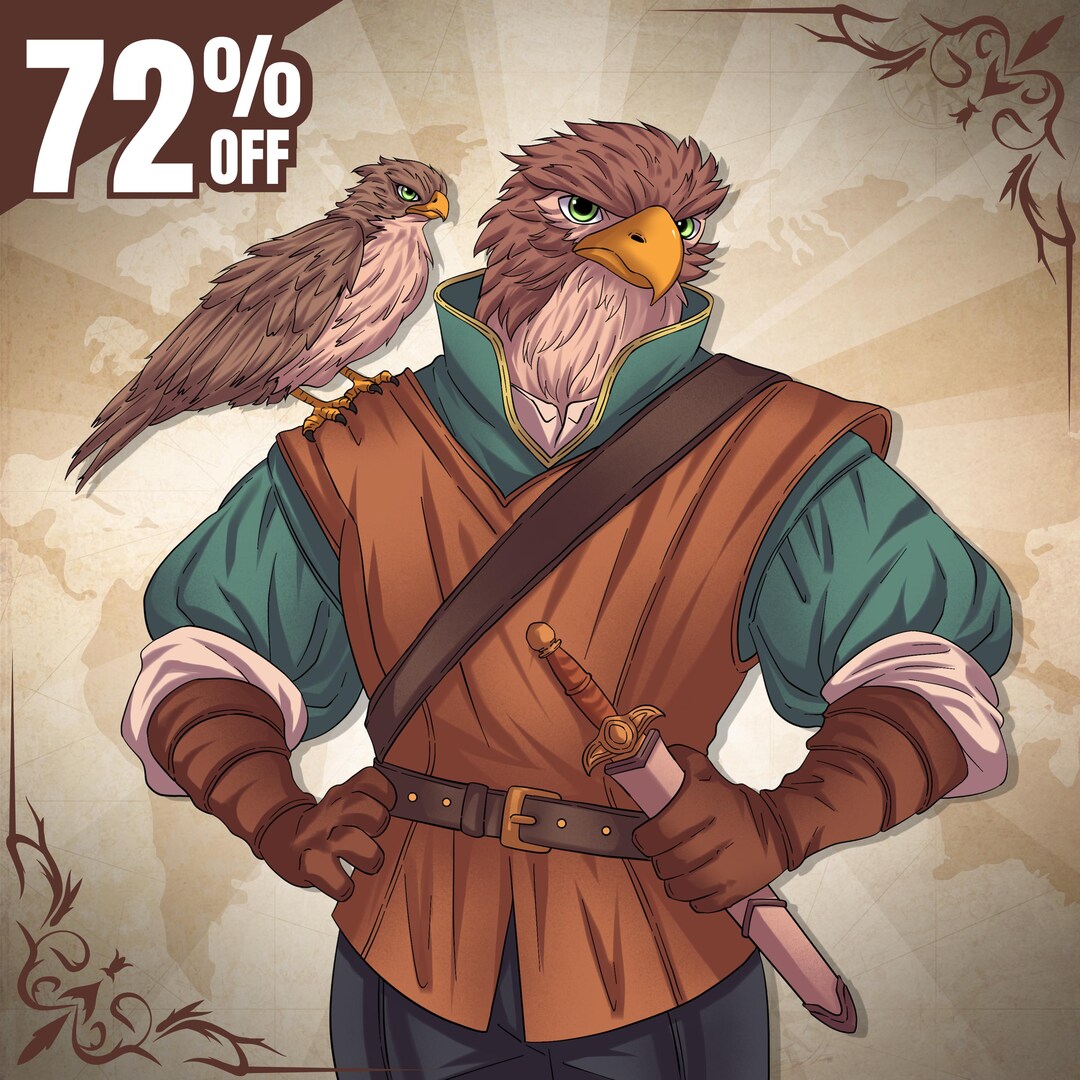 Custom DND Character | Dnd Character|character Portrait|fantasy ...