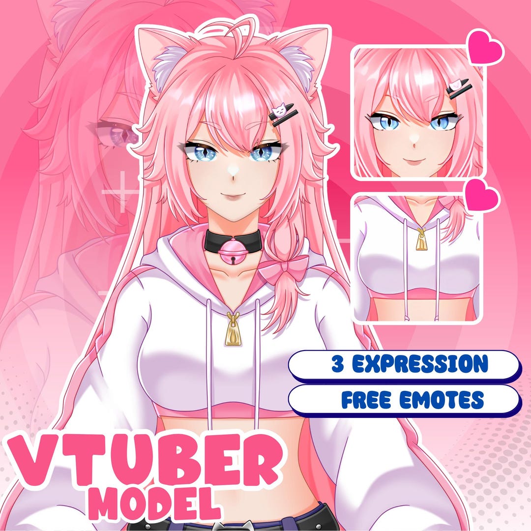Custom Vtuber | Commercial Use | Vtuber Assets | Vtuber Anime Character ...
