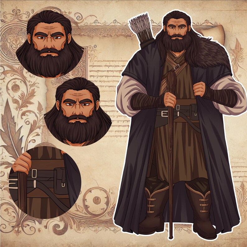 CUSTOM DND Character, Dnd Character Commission, DND Character Portrait ...