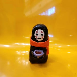 Spirited Away No Face Figure, Desk Decor , Polymer Clay , Studio Ghibli ...