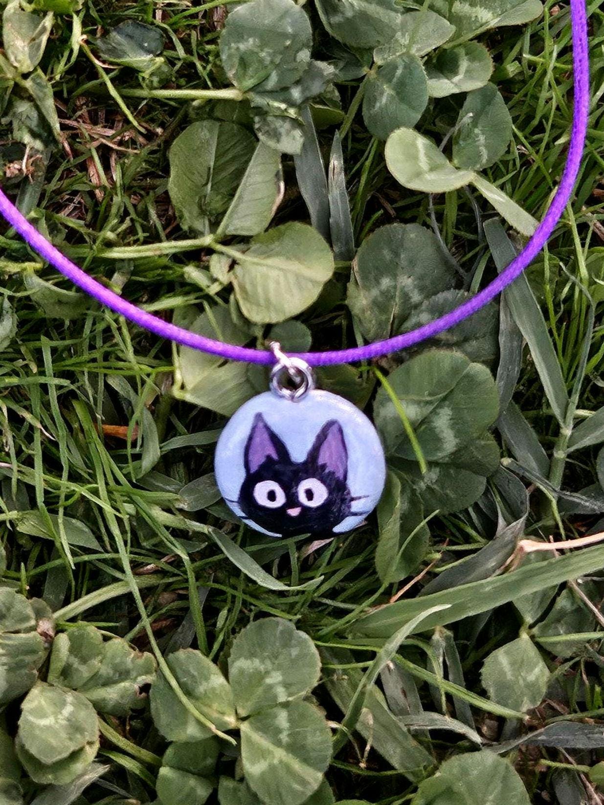 Polymer Clay Kiki's Delivery Service Jiji Necklace , Cat , Movie ...