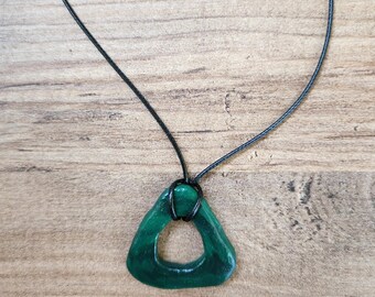 Limited Edition Coraline Seeing Stone Necklace - Handmade Green Pendant ...