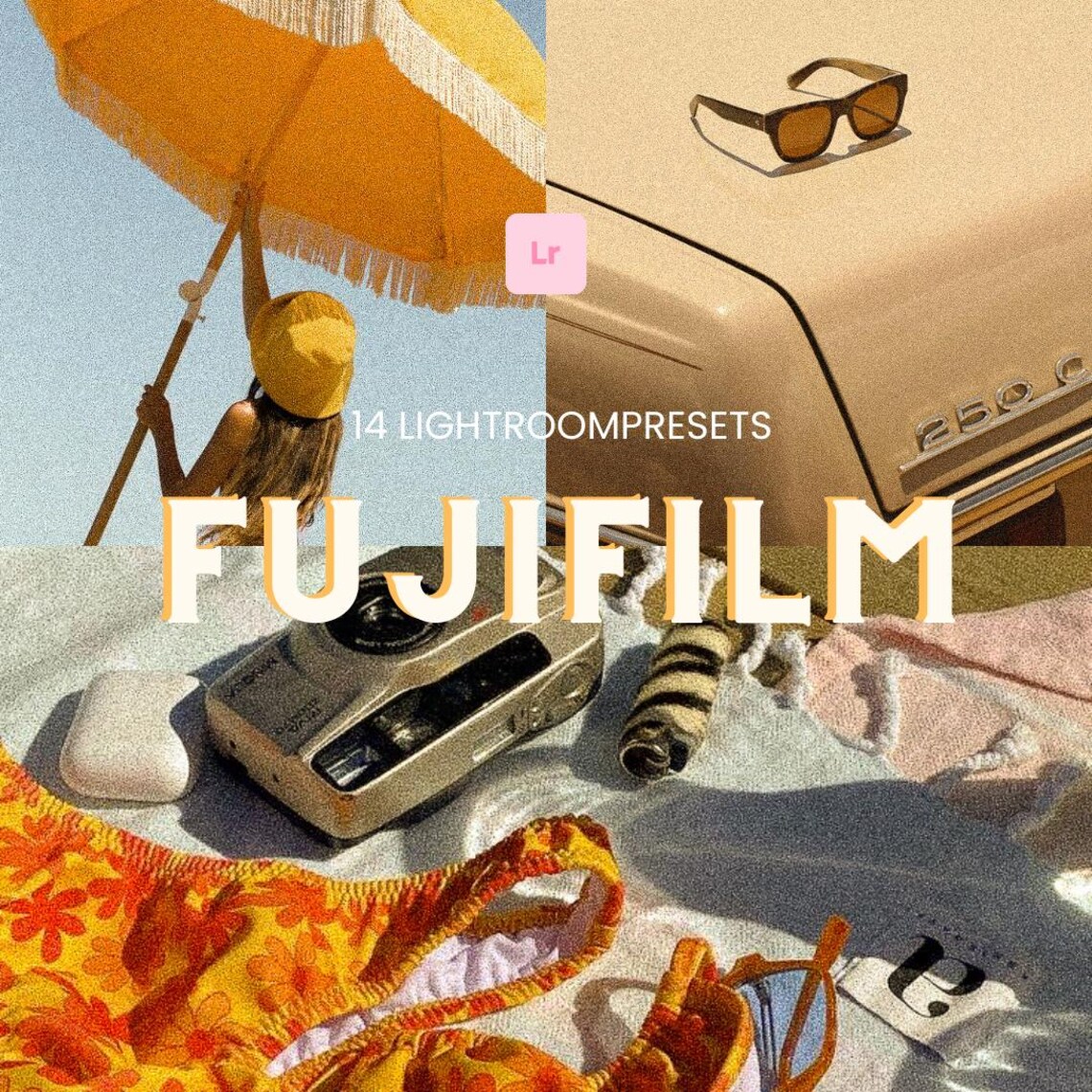 14 Fuji Film Lightroom Presets – Retro Analog, Vintage Grain Filters ...