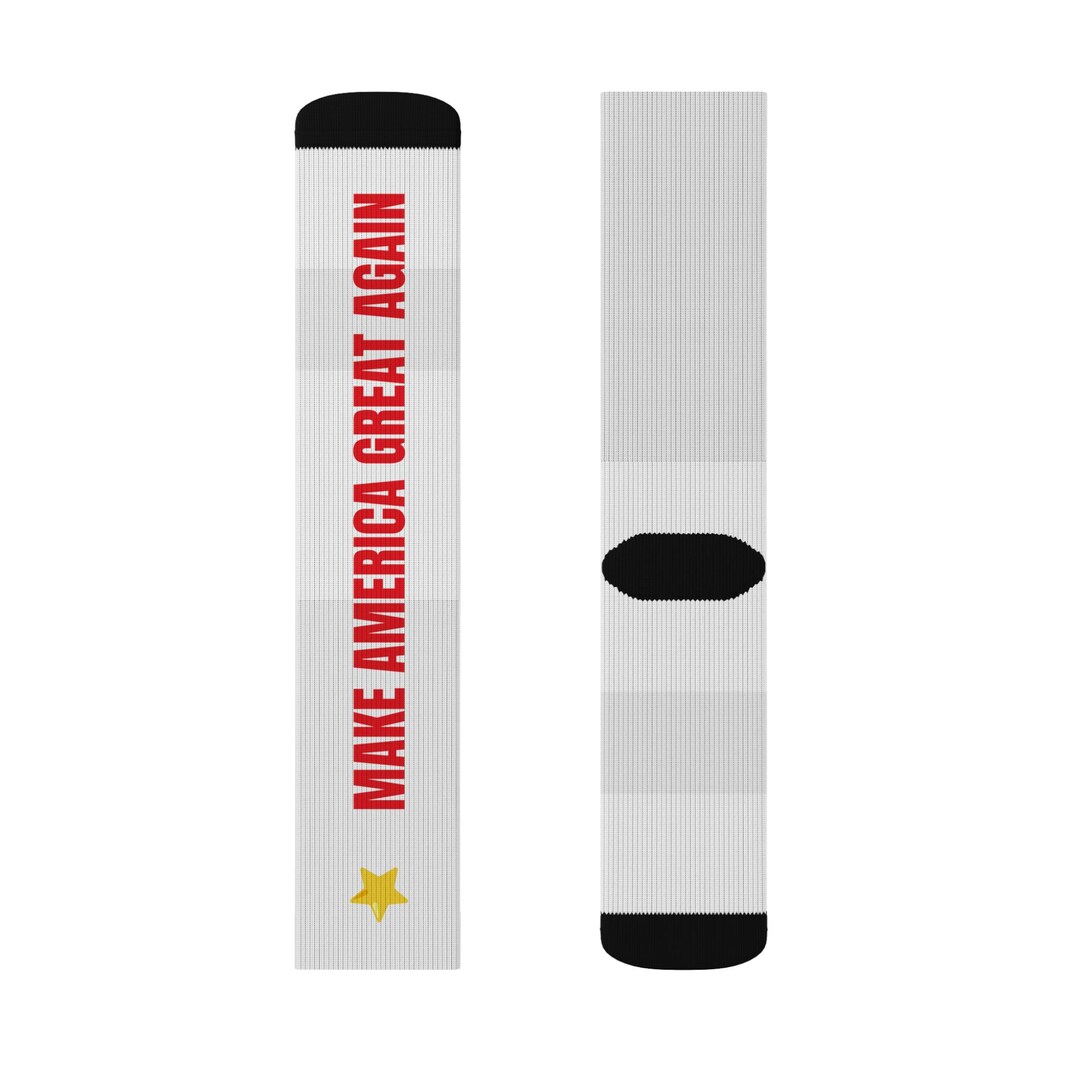 Trump Vance 2024 Make America Great Again Socks Size Medium MAGA Men's ...