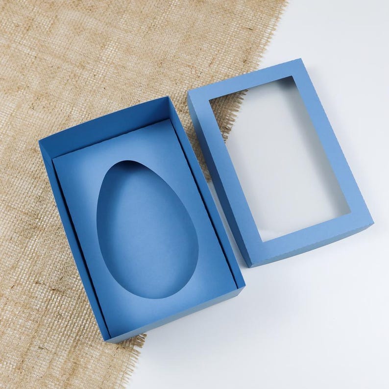 Easter Egg Box Mold Template 250g - 350g - 500g - Easter Egg Box Mold ...