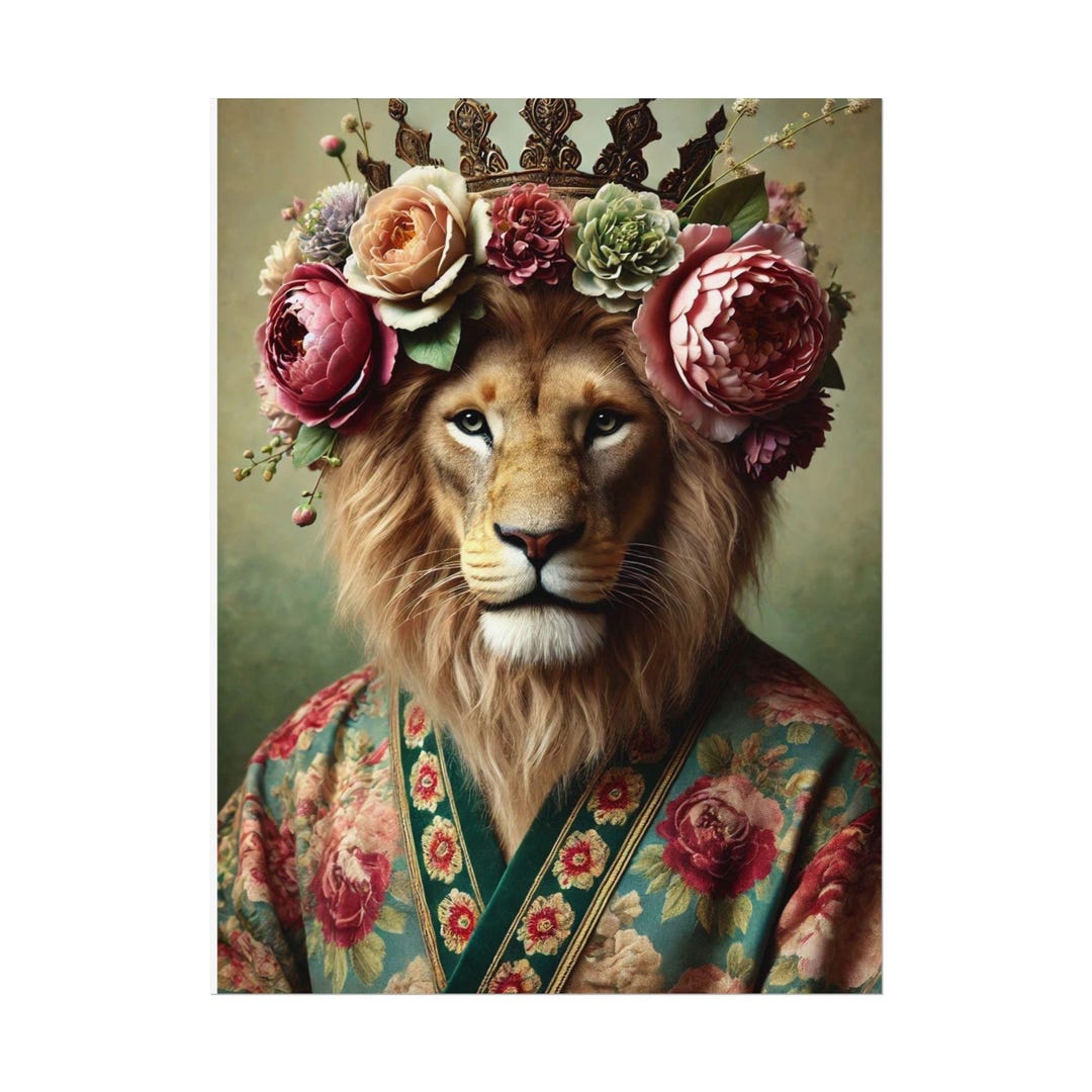 King of the Jungle, Rolled Poster - Etsy