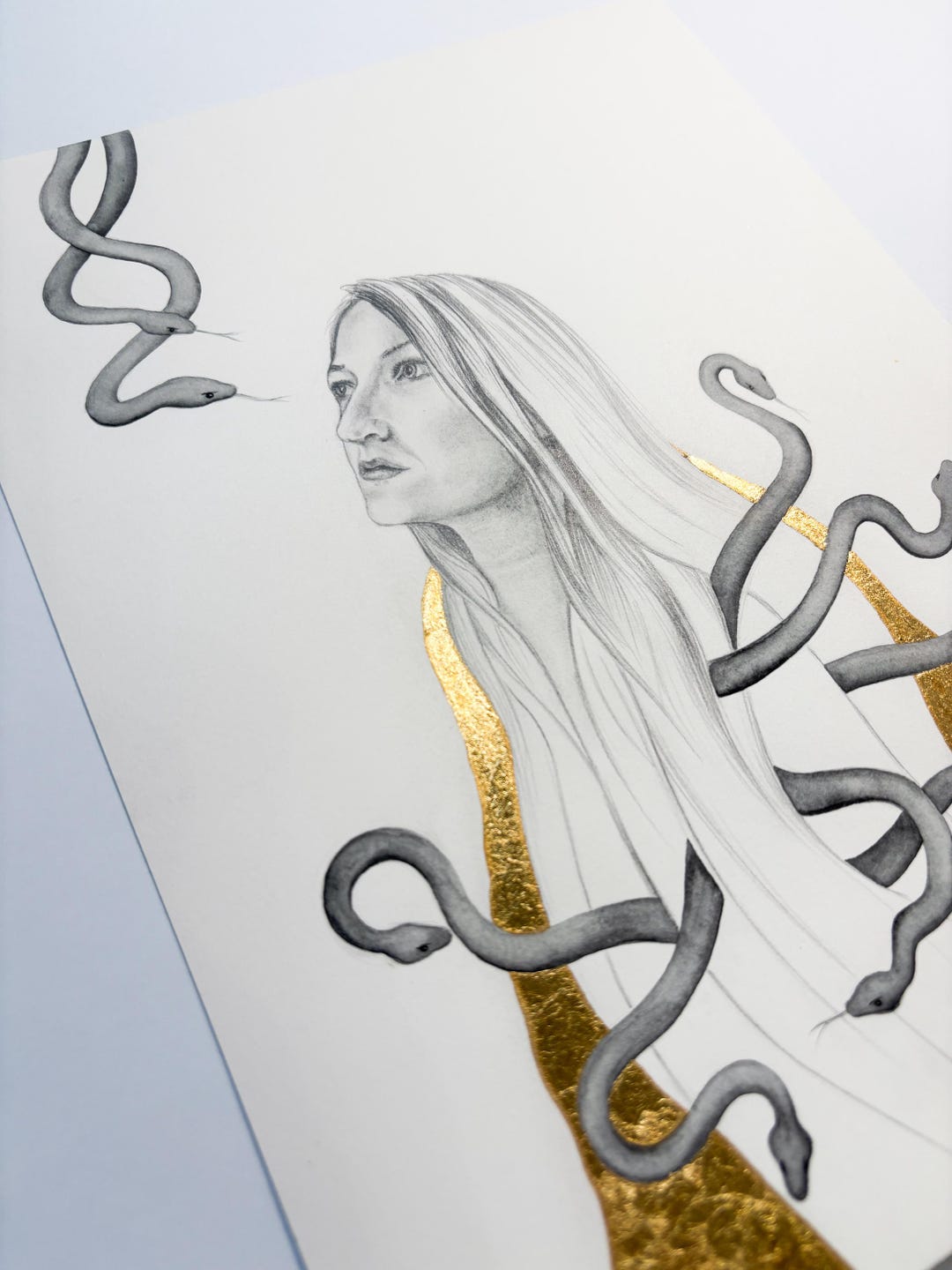 9 Snakes - Original Drawing - Etsy