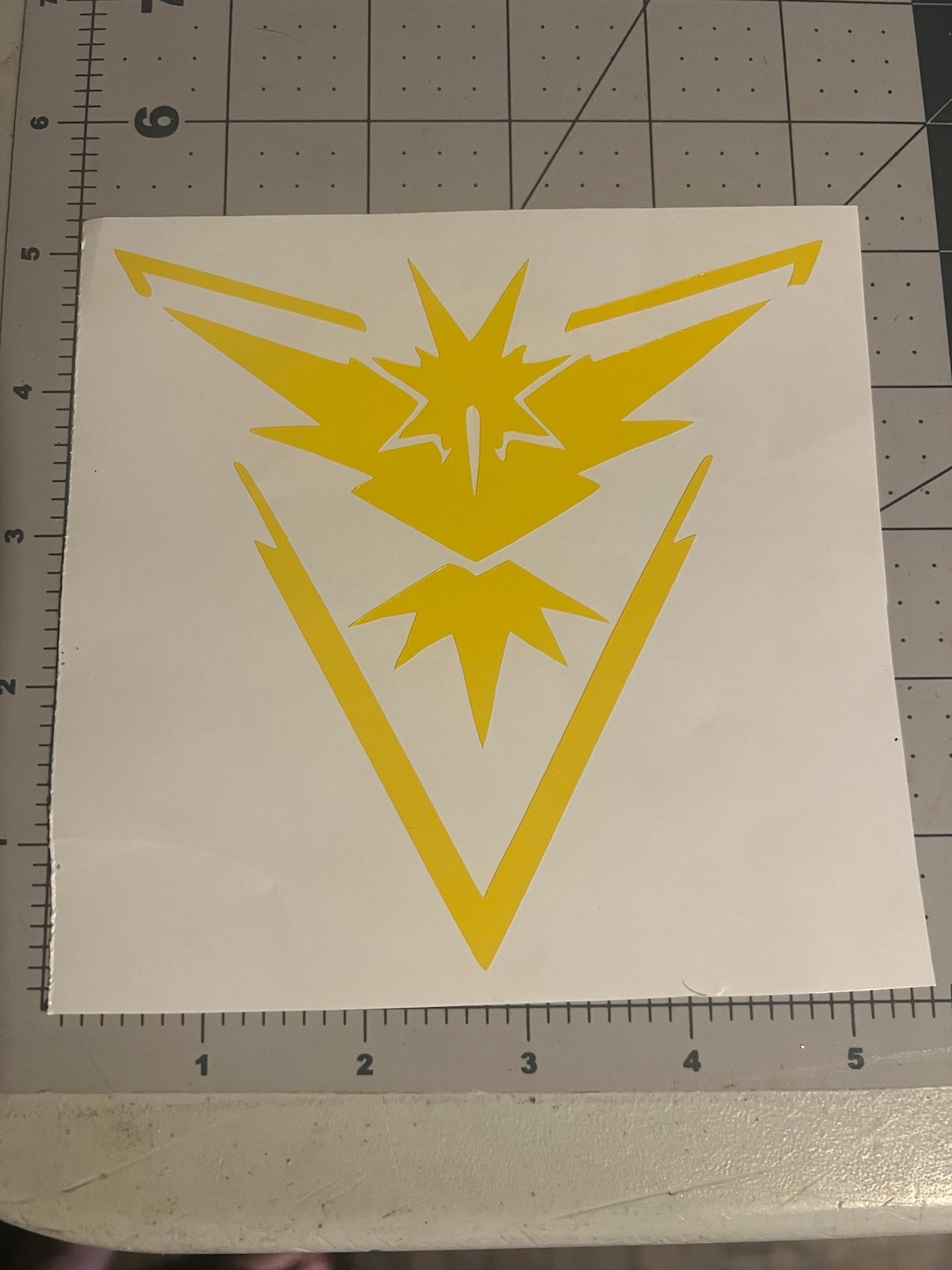 Team Instinct/zapdos Vinyl Decal , Pokemon GO, Pokemon, 5" X 5" - Etsy