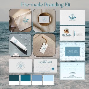 Coastal Branding Kit, Mini Branding Kit, Brand Identity Kit, Branding ...