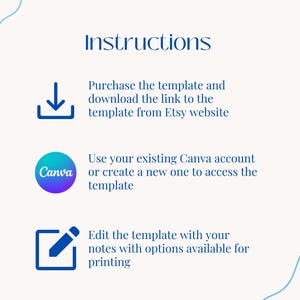 Printable Weekly Planner Template Canva Editable Organizer for ...