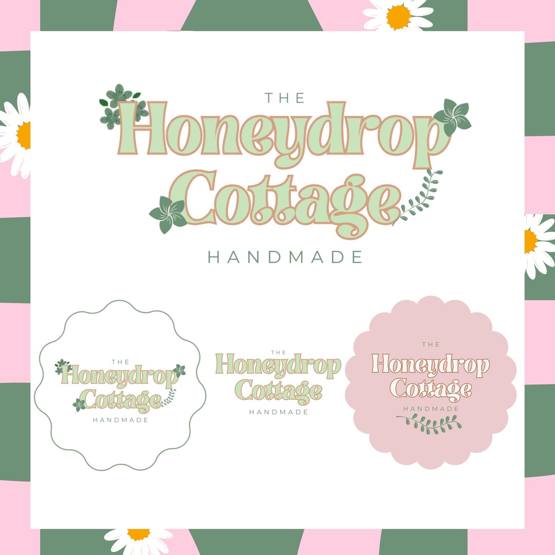 Cottagecore Logo Design Canva Template, Editable Logo in Cottagecore ...