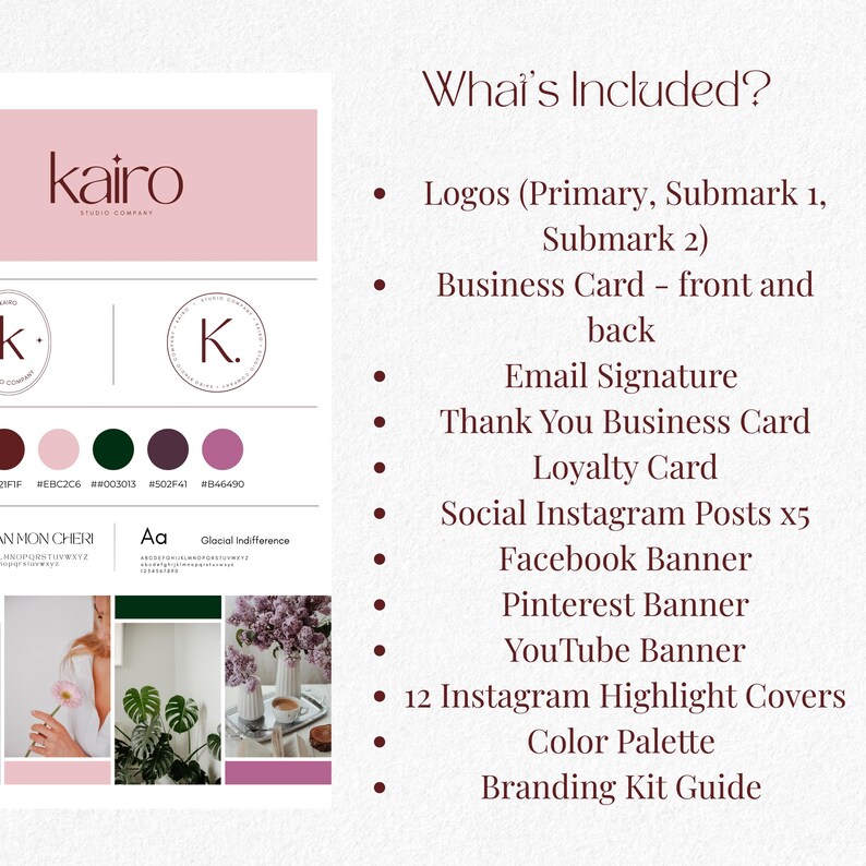 Editable Canva Branding Kit, Small Business Brand Identity (digital ...