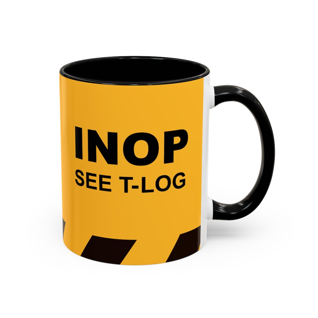 Aviation Mug: INOP See T-log Design, Pilot Gift - Etsy