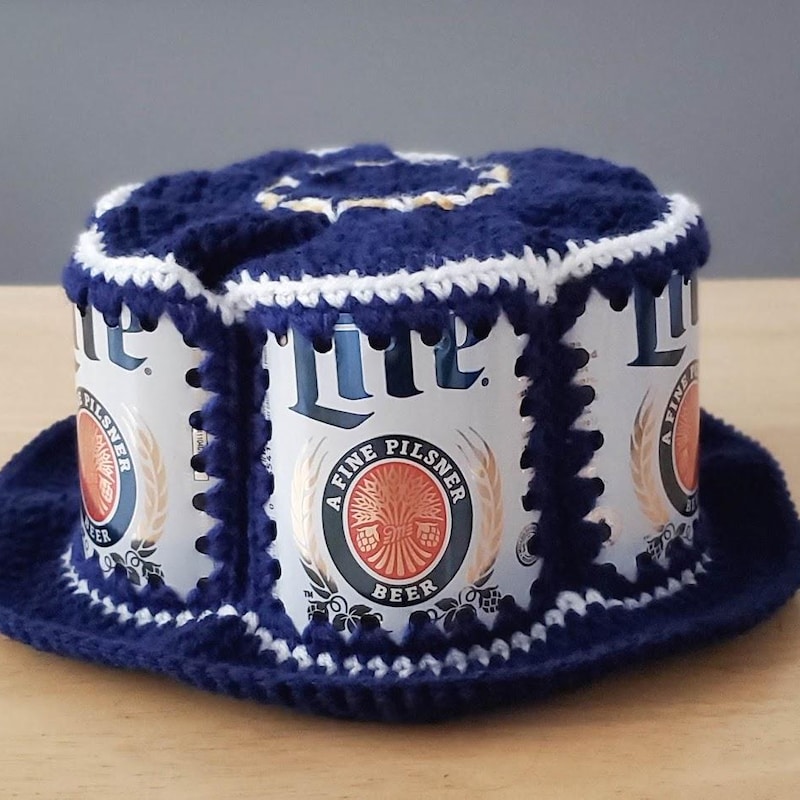 Crochet Beer Can Hat - Etsy
