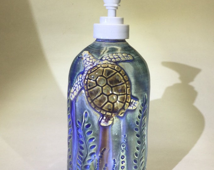Sea Turtle Soap/lotion Dispenser - Etsy