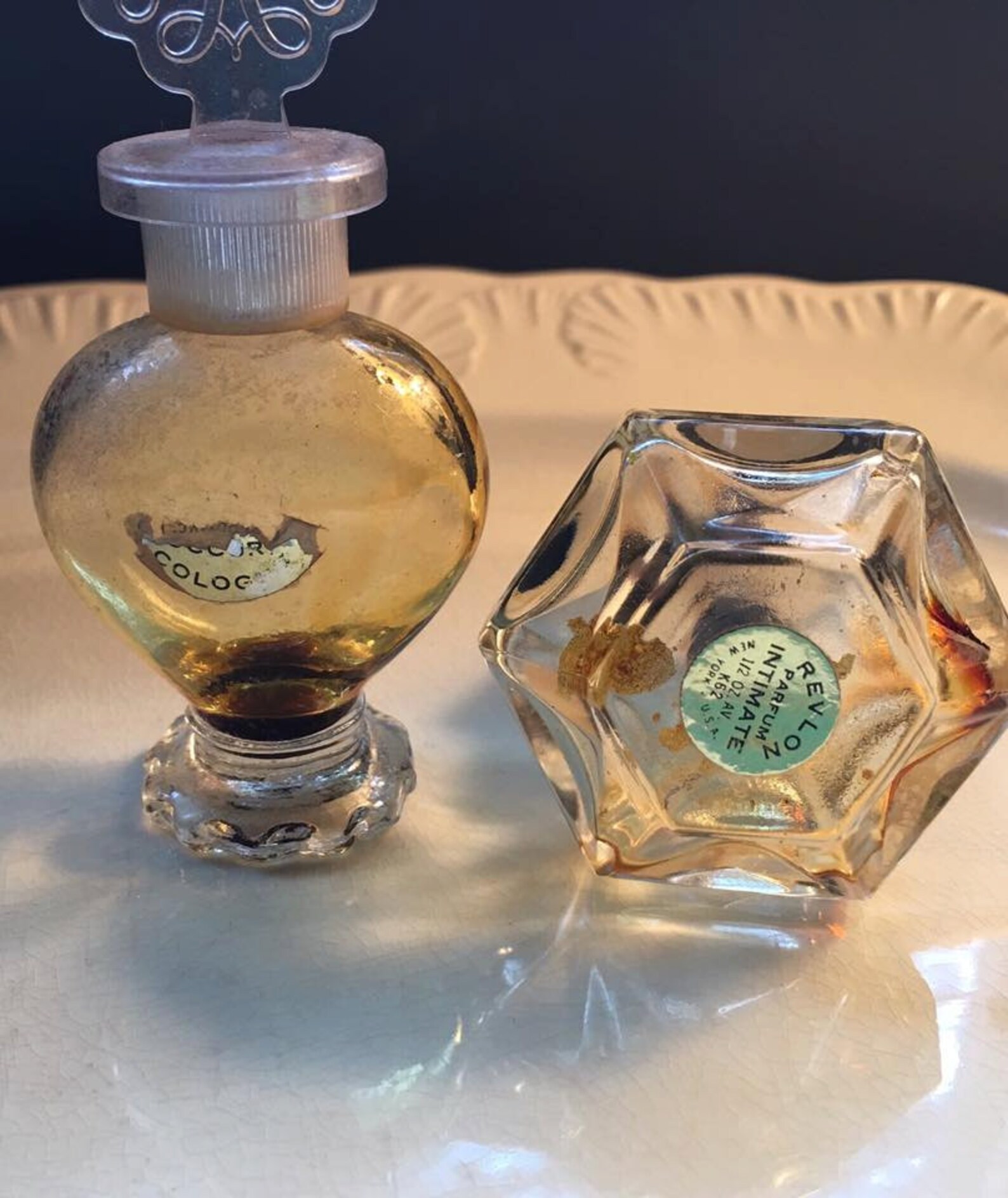 Vintage Perfume Bottles Revlon Parfum Intimate Rare Etsy New Zealand