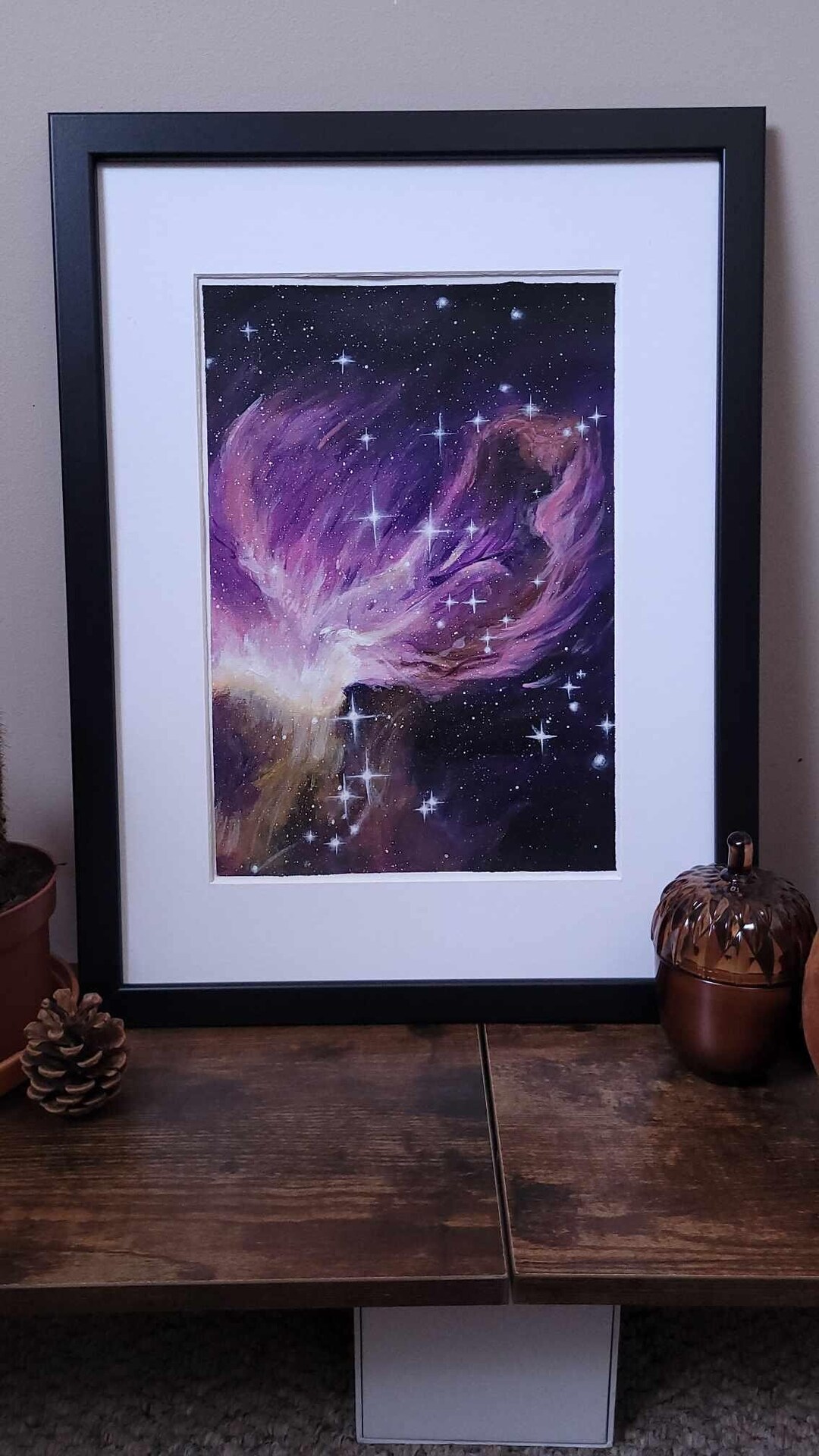 Original Acrylic Painting, Interstellar Nebula - Etsy