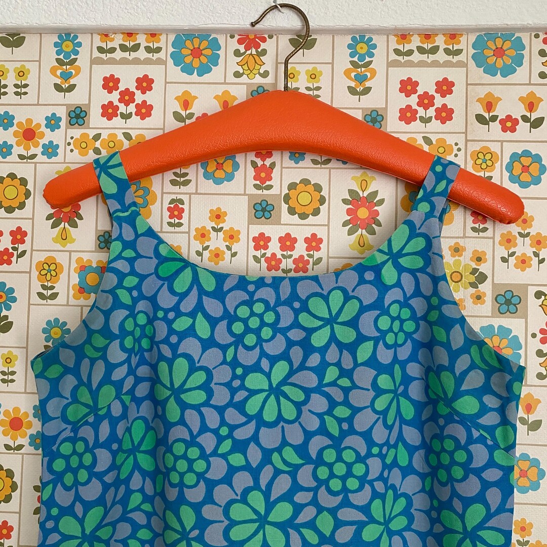 Vintage Jurk Zweeds Design Jaren 70 - Gratis Verzending - Etsy