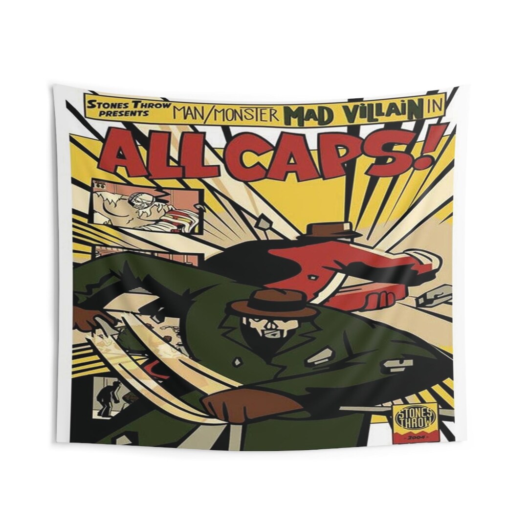 Tapestry MF DOOM Comic Book Style Banner - Etsy