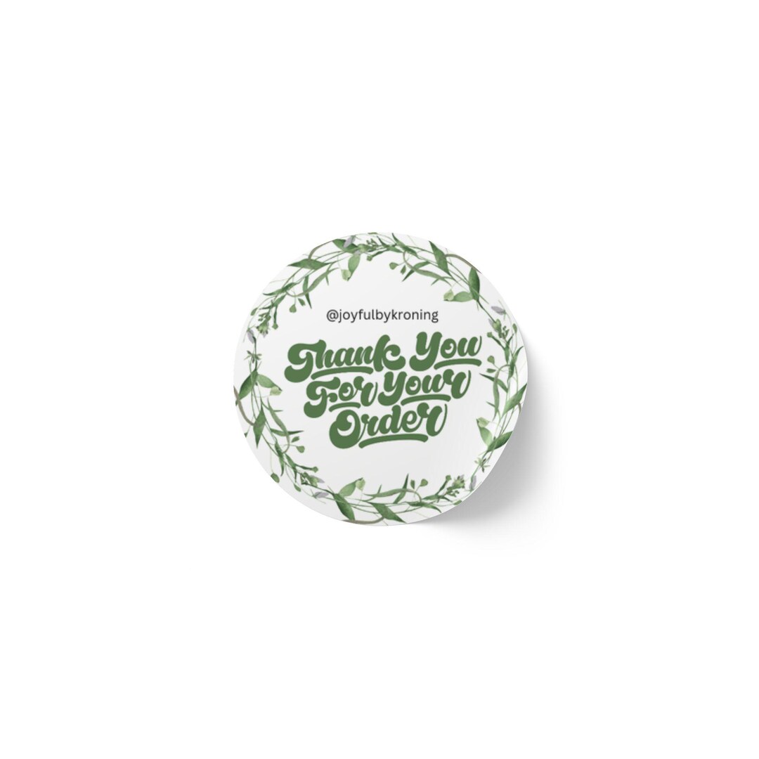 Custom Round Sticker Labels, Personalized Sticker Roll for Packaging ...