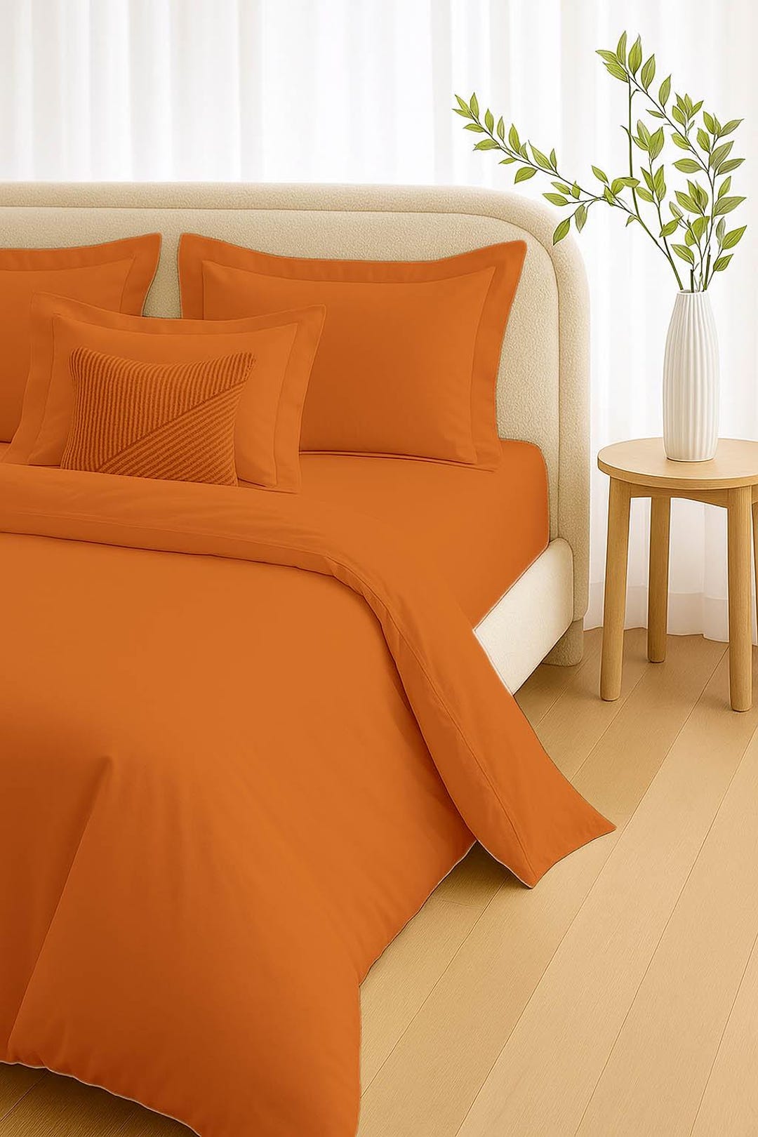Brick Duvet Cover Set – 100% Cotton Bedding With Hidden Zipper, Oxford ...