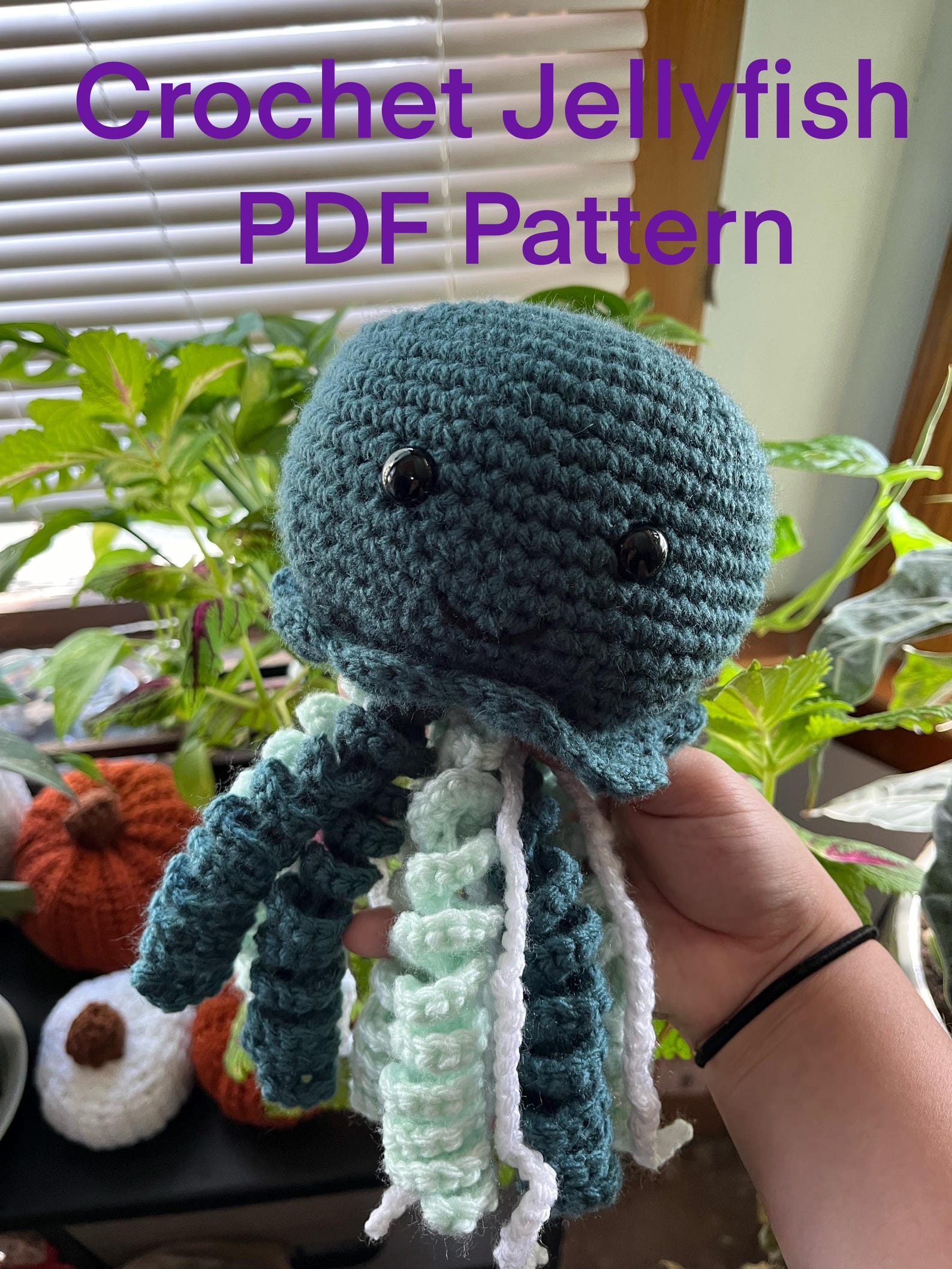 Jellyfish Crochet Pattern- Amigrumi Jellyfish- PDF Pattern - Etsy