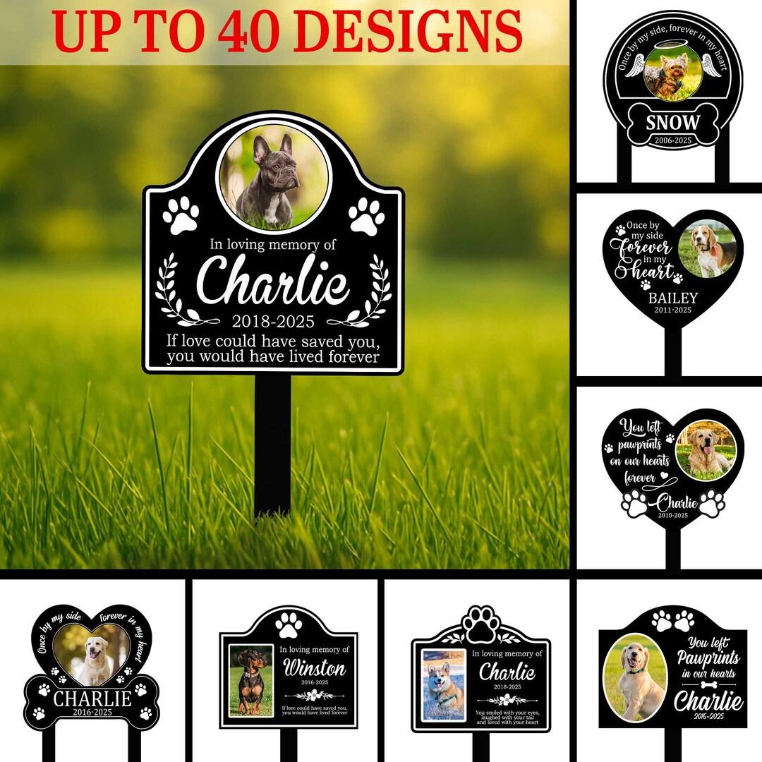 Custom Pet Memorial Sign,dog Grave Marker,pet Grave Marker,dog Memorial ...