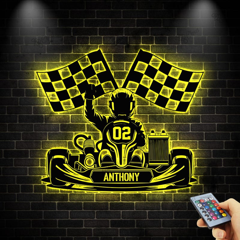 Led Custom Go Kart Sign - Etsy