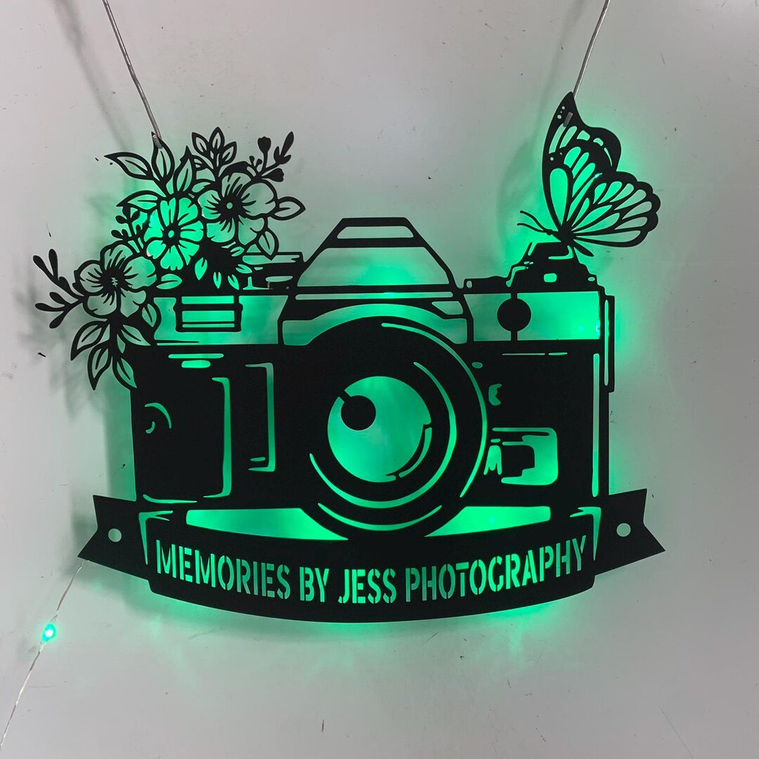 Personalized Photographer Metal Sign,custom Camera Sign,photo Studio ...