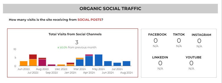 SEO Traffic Report | Looker Studio Dashboard - Etsy