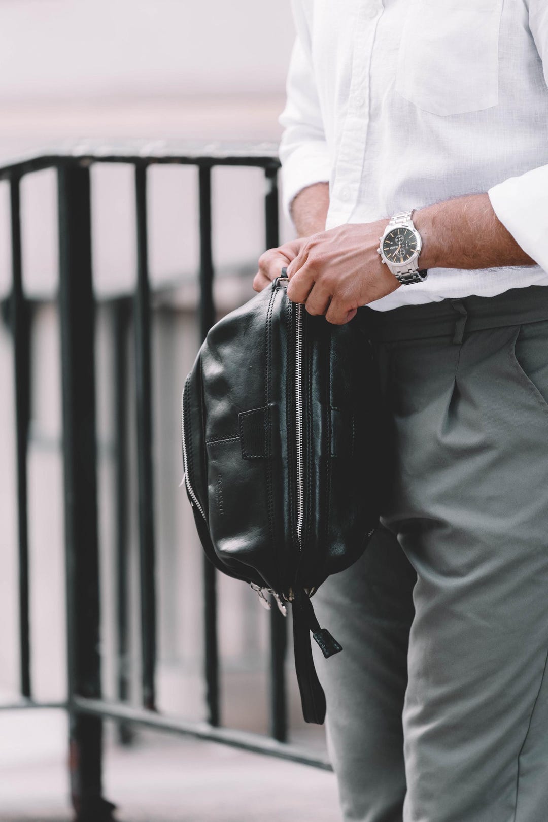 Handcrafted Full Grain Italian Leather Toiletry Bag – Premium Leather ...