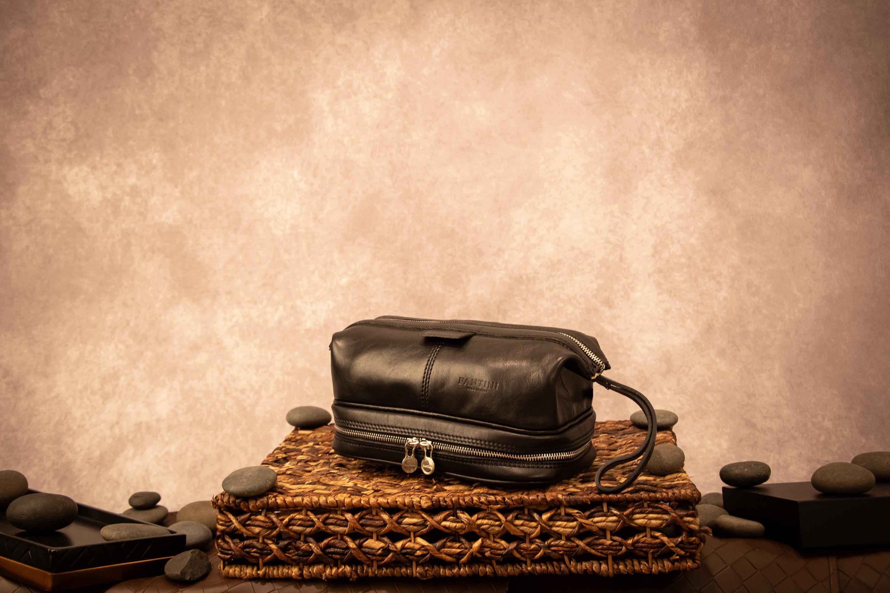 Handcrafted Full Grain Italian Leather Toiletry Bag – Premium Leather ...