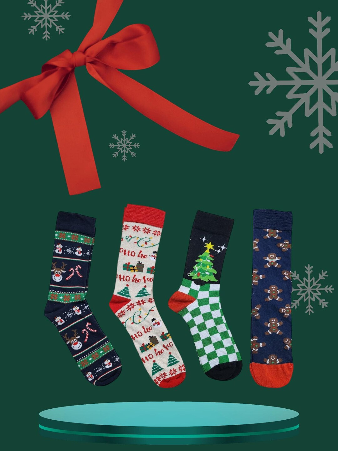 Happy New Year Socks Christmas Socks Socket Socks - Etsy