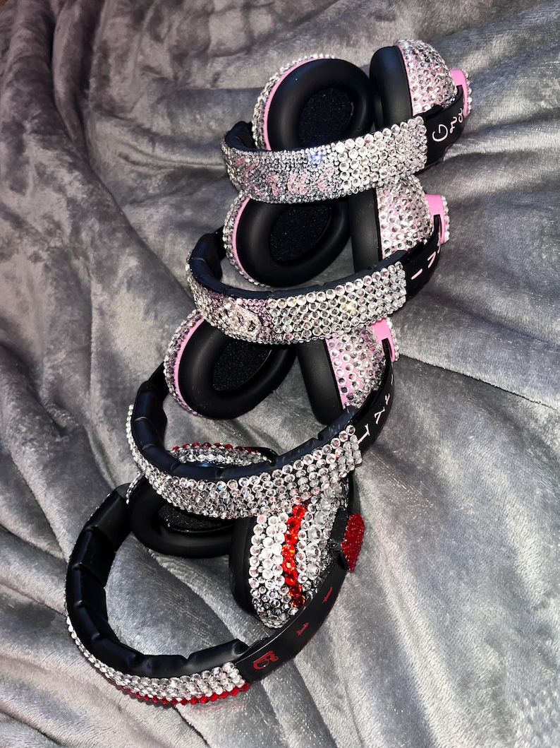Custom Bling Noise-canceling Headphones – Personalized Sparkly ...