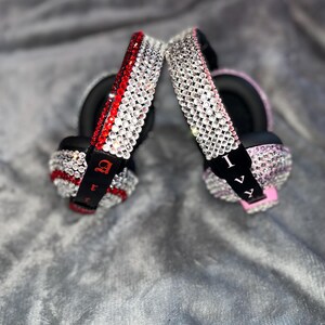 Custom Bling Noise-canceling Headphones – Personalized Sparkly ...
