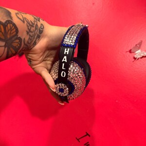 Custom Bling Noise-canceling Headphones – Personalized Sparkly ...