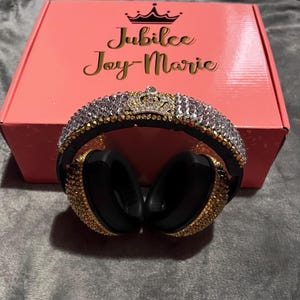 Custom Bling Noise-canceling Headphones – Personalized Sparkly ...